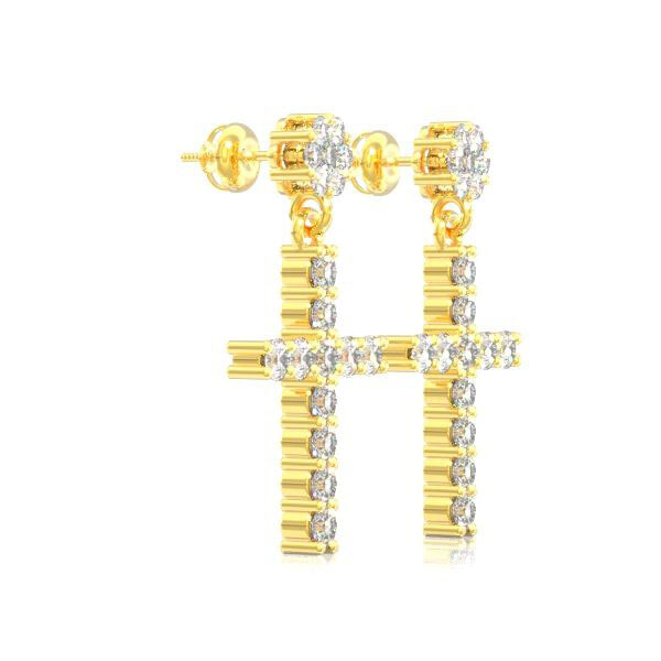 Icebox cross earrings store